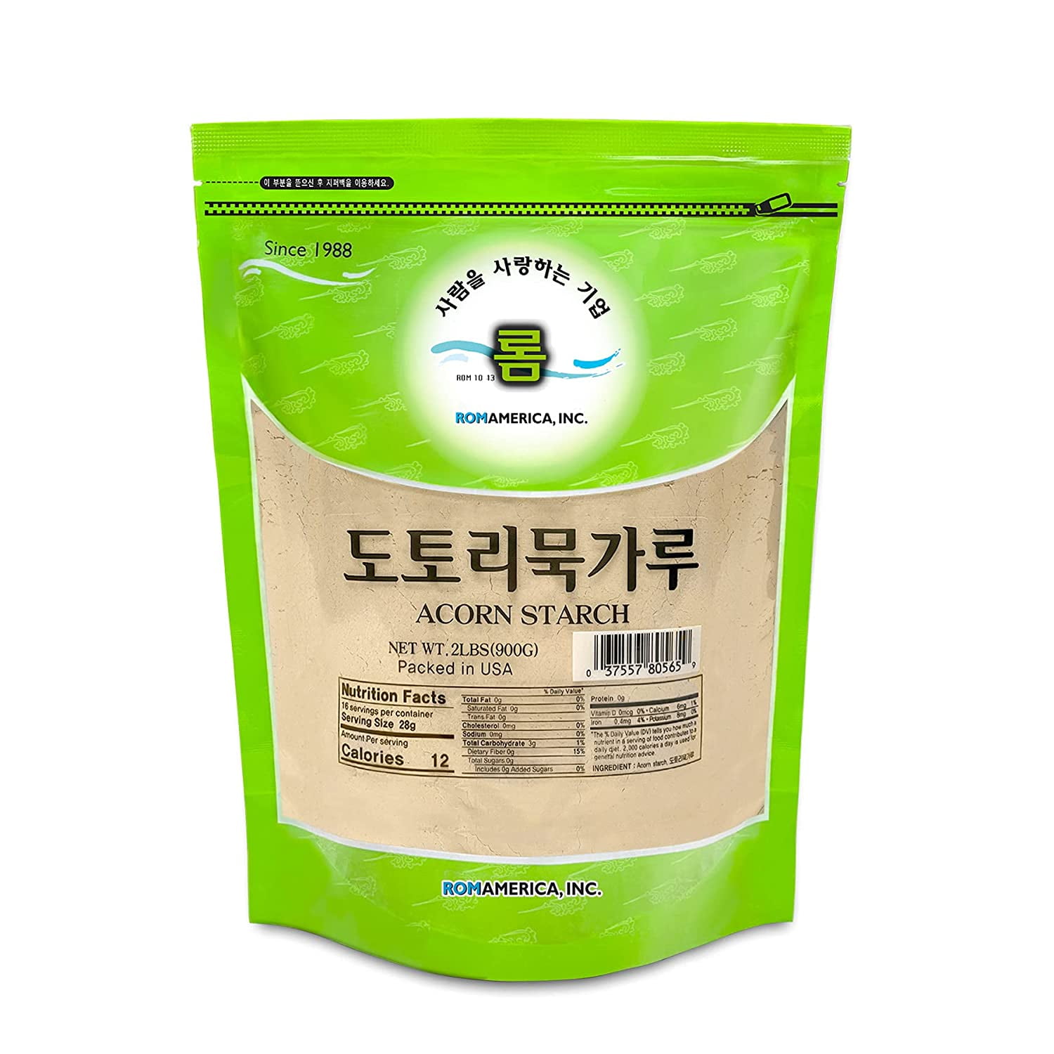 Premium Acorn Starch Powder Flour for Korean Acorn Jelly, Baking ...
