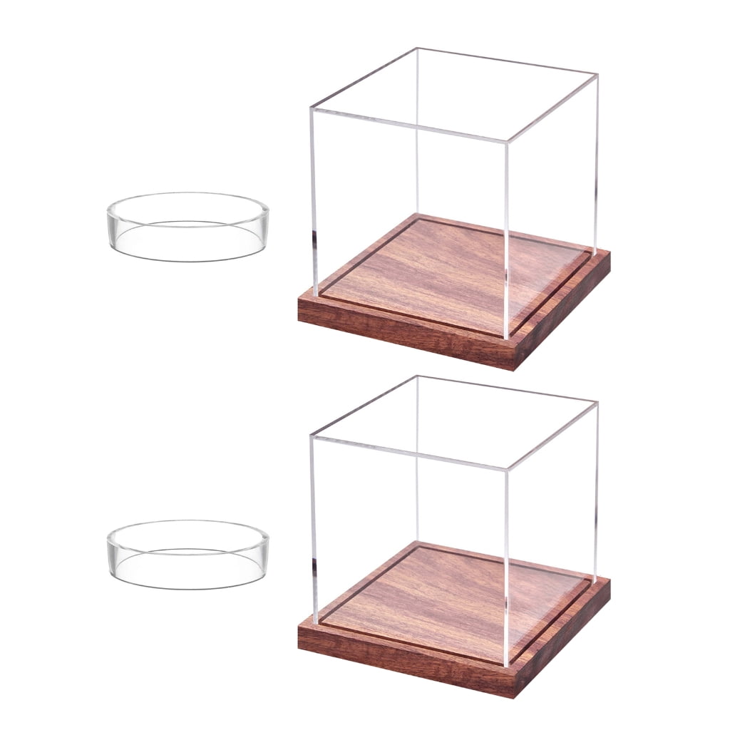 Premium Acrylic Baseball Display Box Durability Square Baseball Show ...