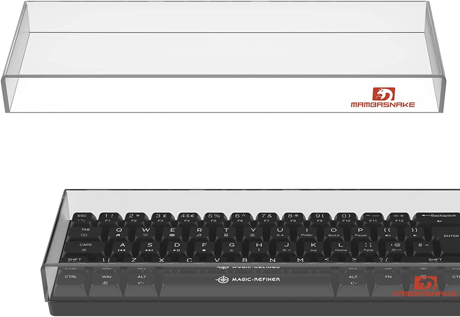 Premium Acrylic Keyboard Clear Cover Protector Mechanical Keyboard Dust ...