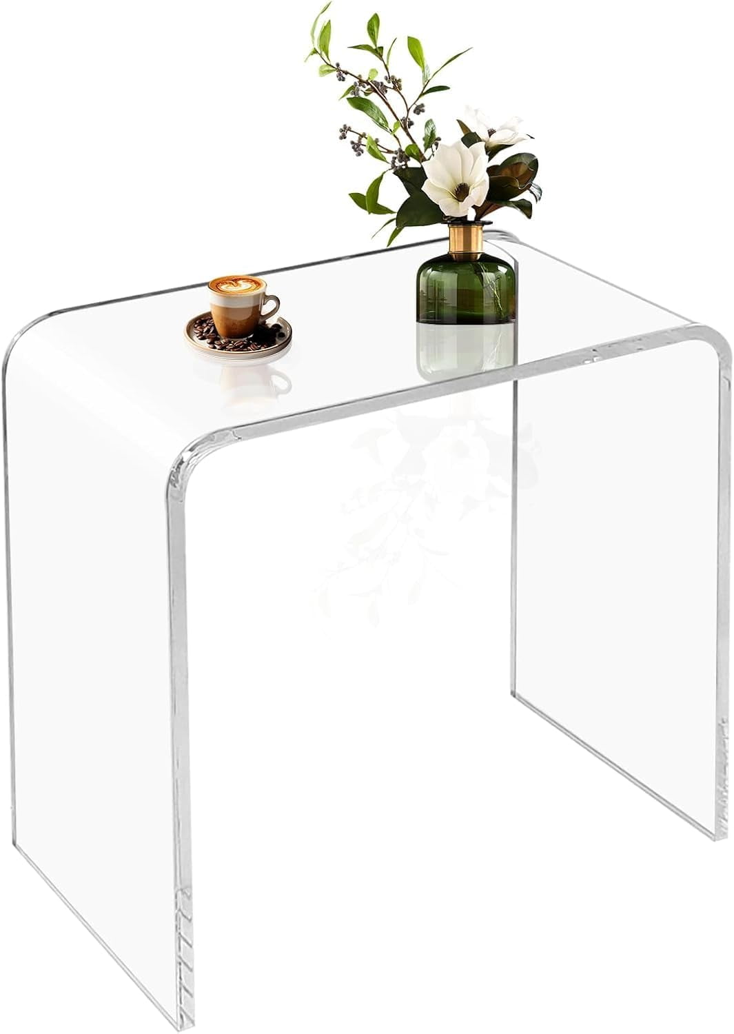 Premium Acrylic Shower , 21" L x 12" W x 21" H x 0.6" Thick Clear ...