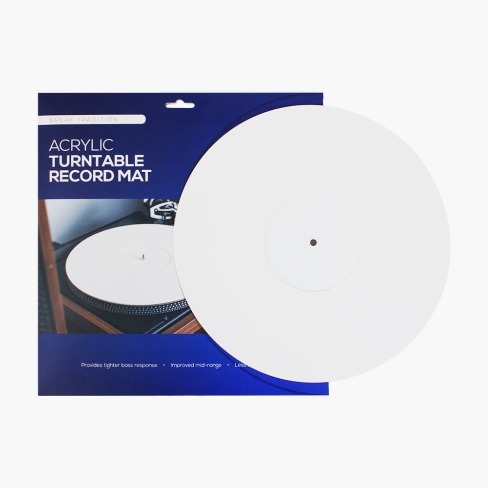 Break Tradition Premium Acrylic Turntable Slipmat to Reduce Noise Due ...