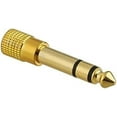 Premium Adapter Stereo Gold Plug 1/4" (6.3mm) Male to 1/8" (3.5mm ...