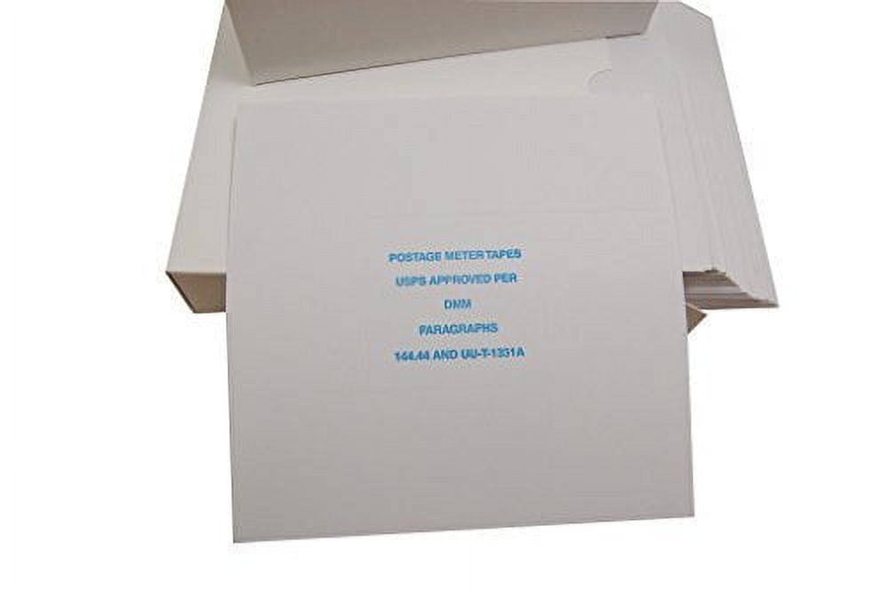 Premium Adhesive/Bright White 600 Pinwheel Postage Meter Tapes 5x5 ...
