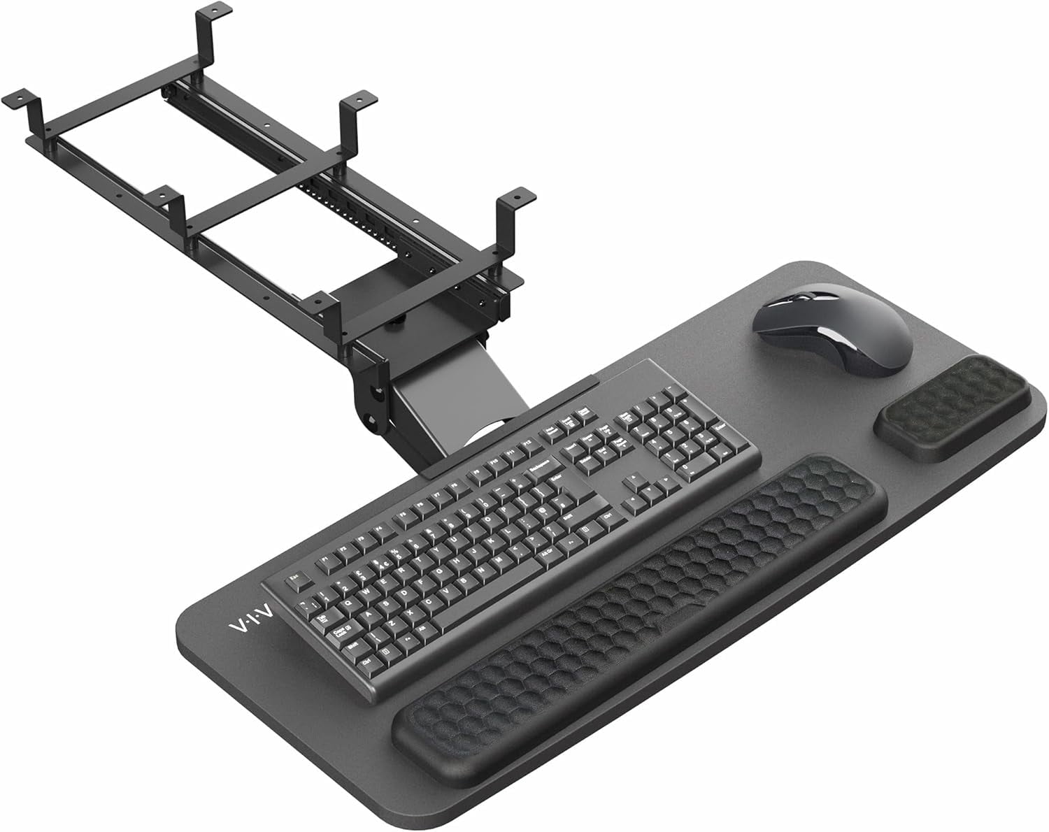 Premium Adjustable Computer Keyboard and Mouse Platform Tray, Ergonomic ...