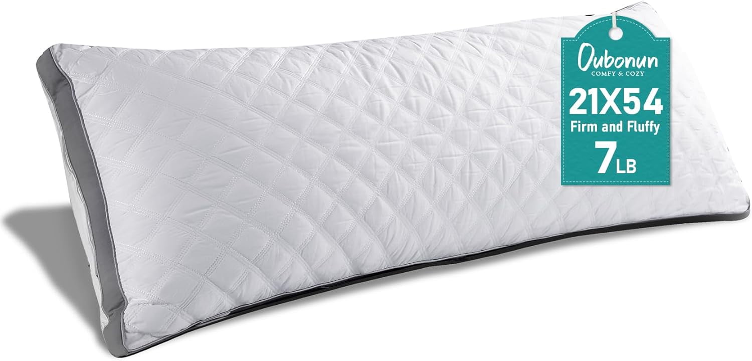 Premium Adjustable Loft Quilted Body Pillows - Firm and Fluffy Quality ...