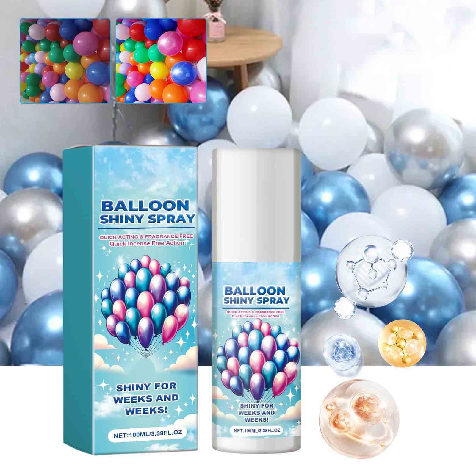 Premium Aerosol Balloon Shine Spray - Instant Flash Gloss for Helium ...
