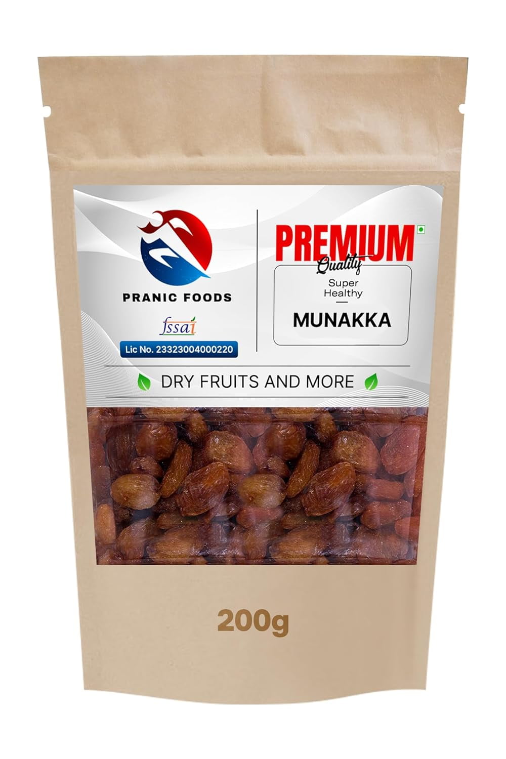 Premium Afghani Munakka Raisins By Pranic Foods 200gm, | Nutritious ...