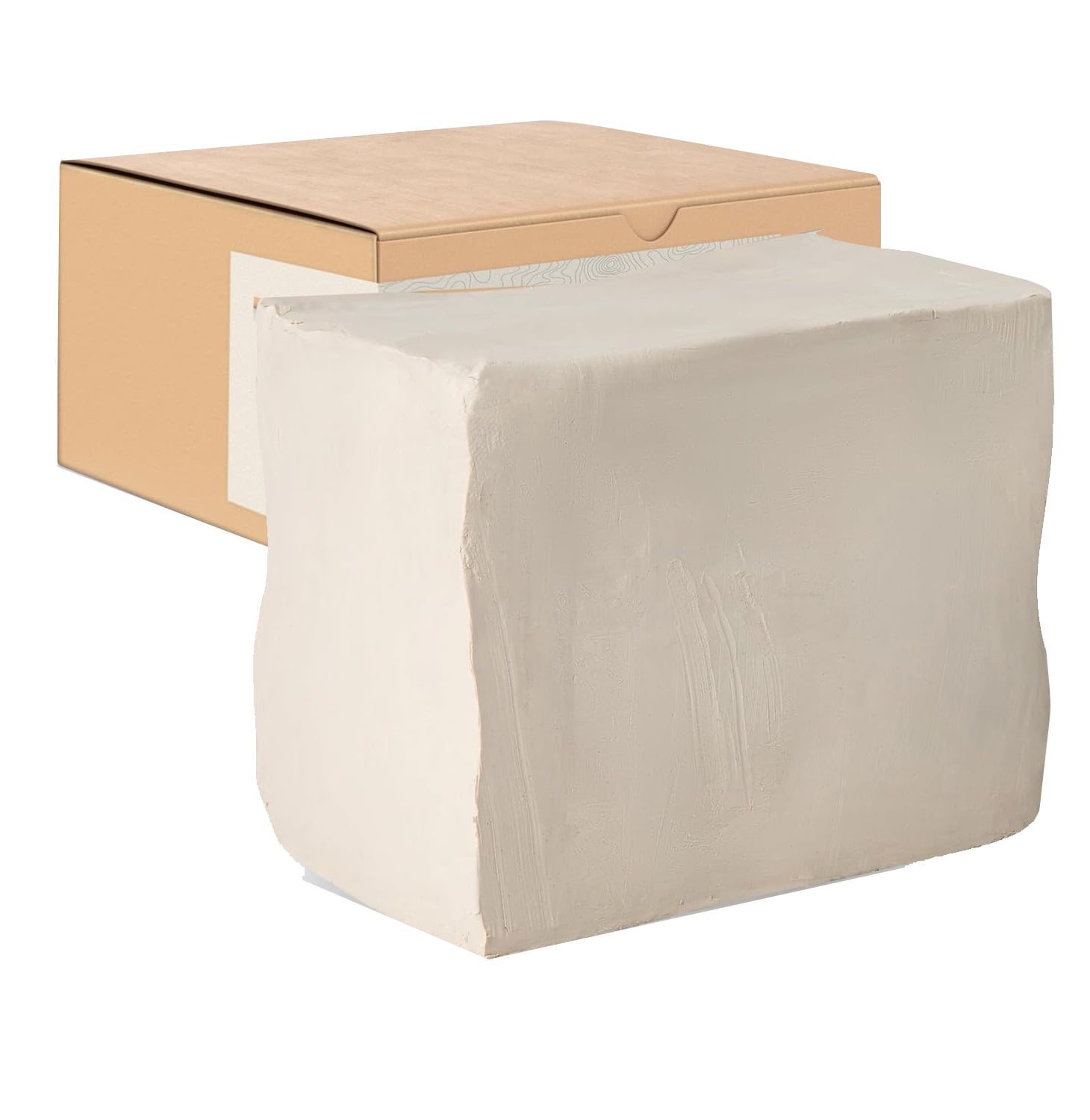 Premium Air Dry Clay, White, 10 lbs, All Natural Modeling Clay. Ideal ...