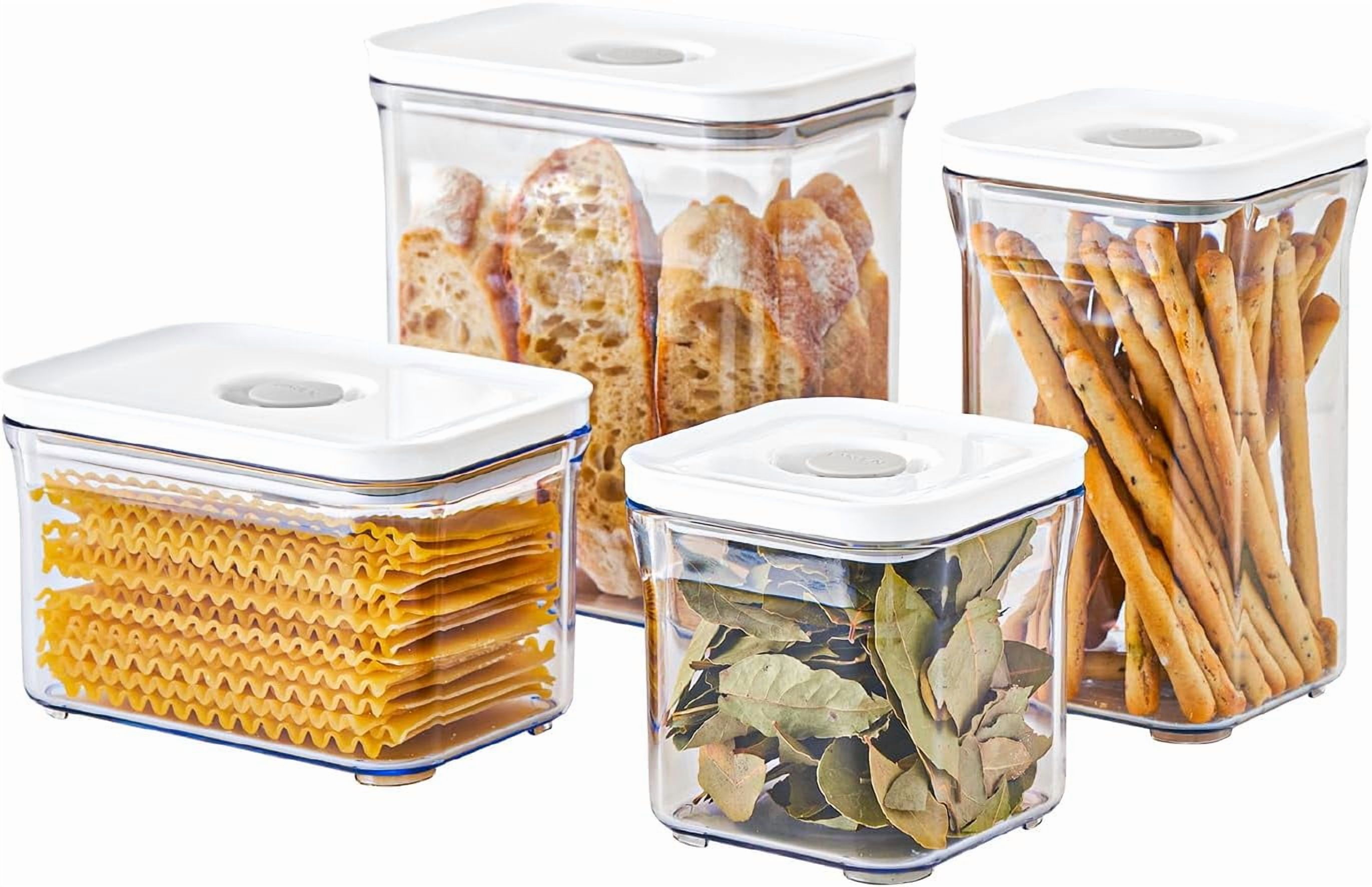 Premium Airtight Food Storage Containers 4-piece/Set, BPA Free, 100% ...