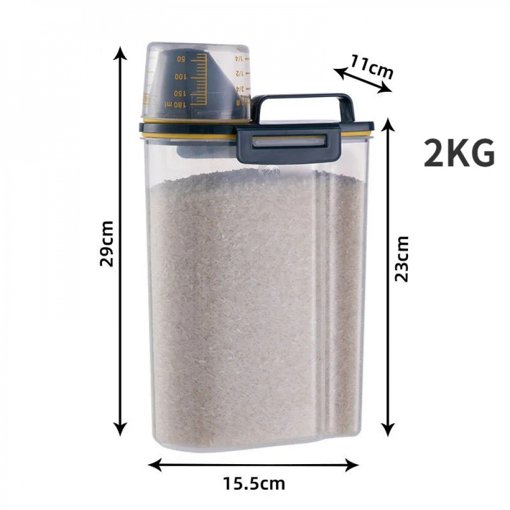 Premium Airtight Pet Food Container Large Capacity Locking Lid BPA-Free ...