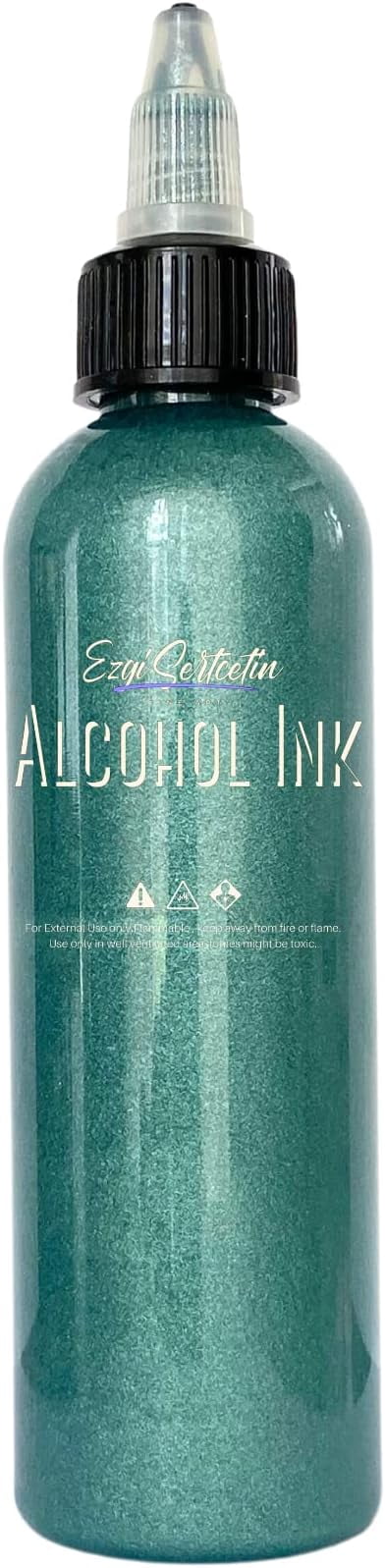 Premium Alcohol Ink|Metallic or Glitter Vibrant|High Saturated Unique ...
