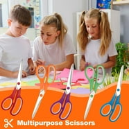 Cuda Micro Scissors, 3", Titanium Bonded Serrated Blades, Blue, Fishing ...