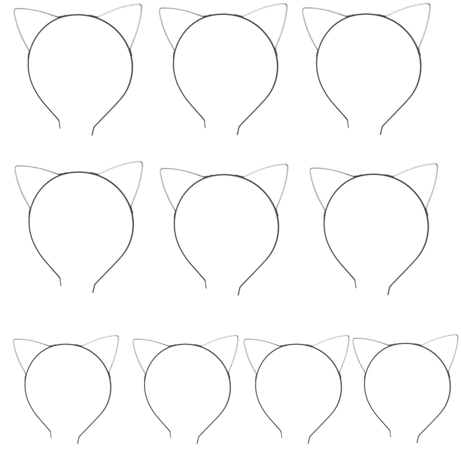 Premium Alloy Cats Ear Headband Frame Practical Crafting Base Practical ...