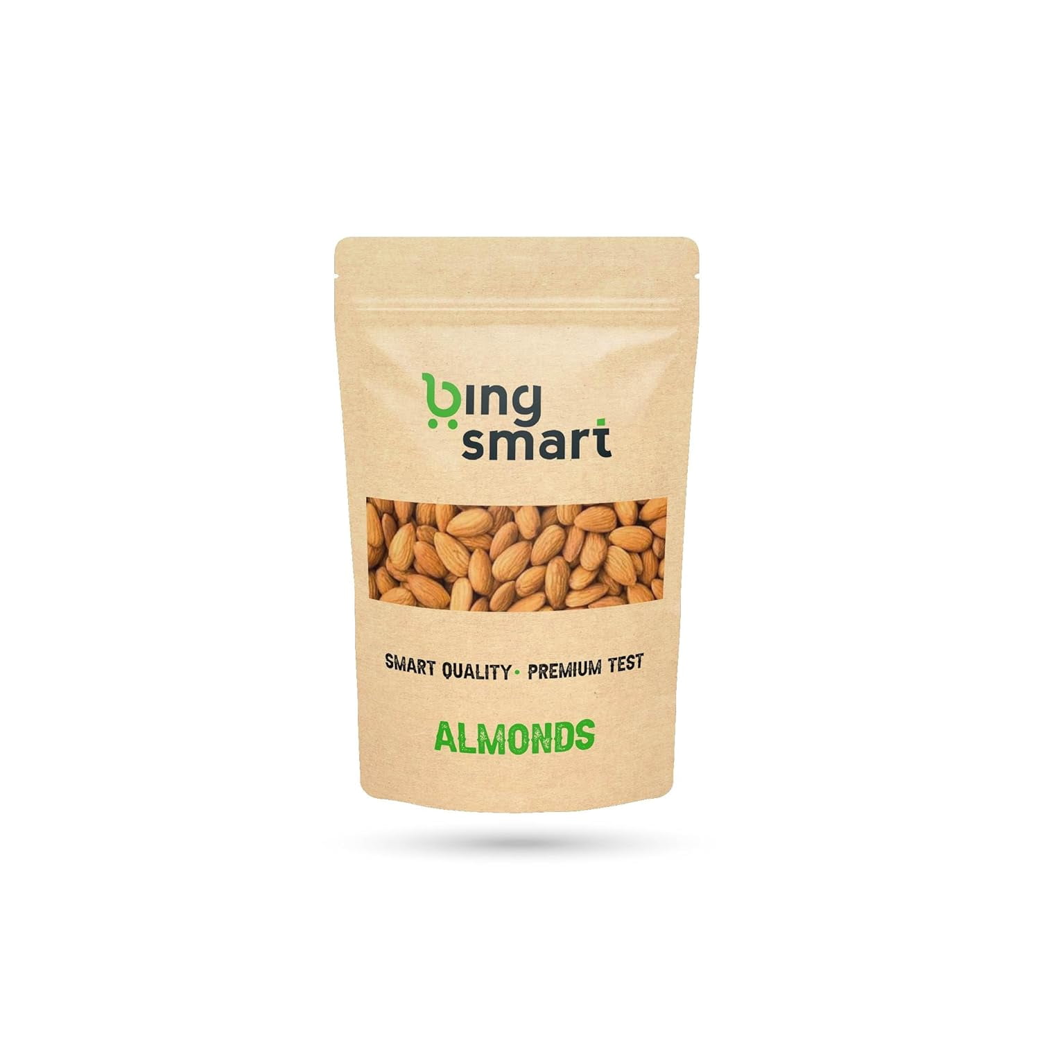 Premium Almond (badam) By Bing Smart 100gm, | Rich In Protein, Vitamin ...