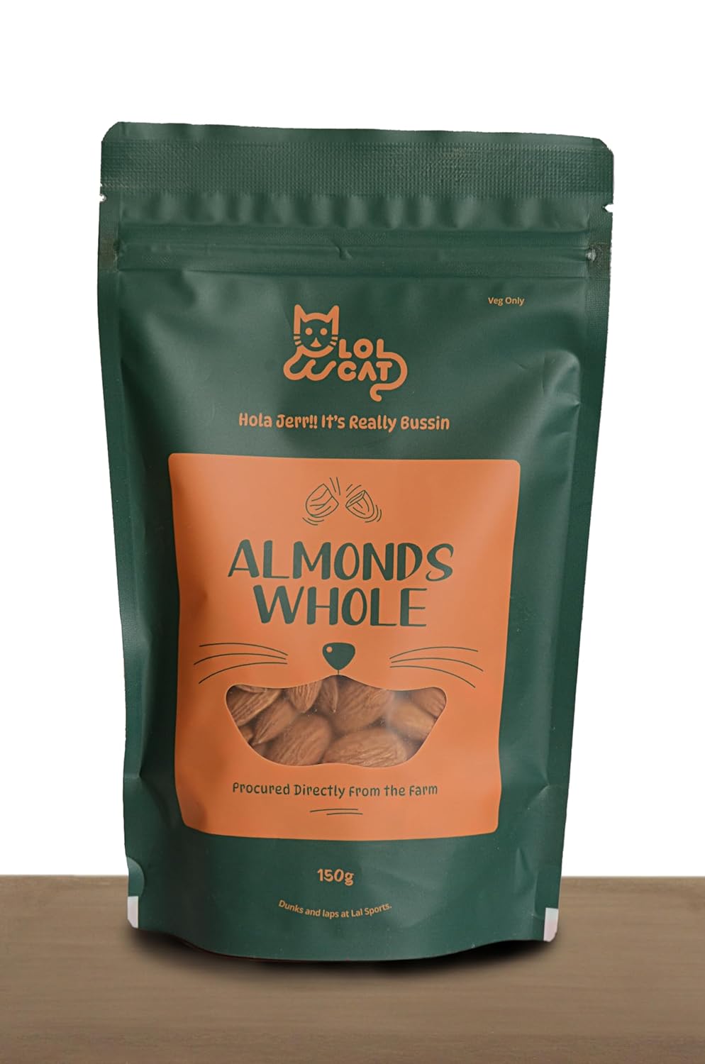 Premium Almonds By Lolcat 300gm, (150gm * Pack Of 2) | Great Source Of ...