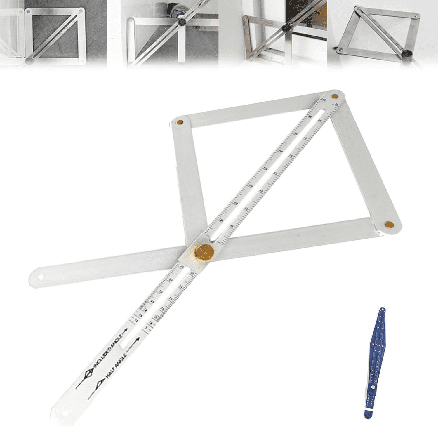 Premium Aluminum Alloy Corner Angle Finder Tool - Precision Miter ...