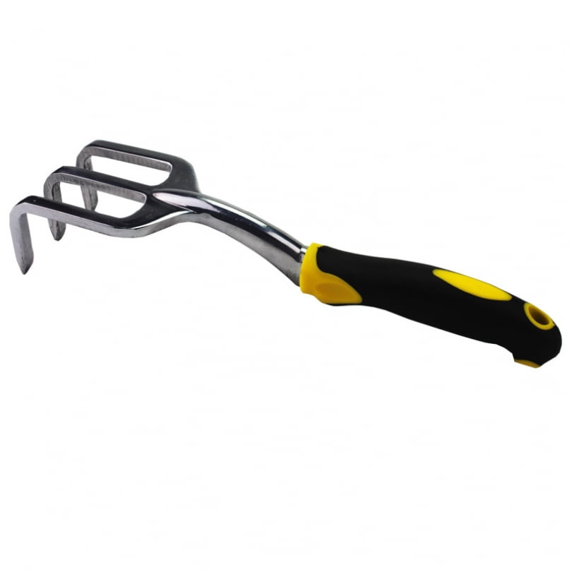 Premium Aluminum Alloy Three Tooth Rake for Gardening Tool Durable ...