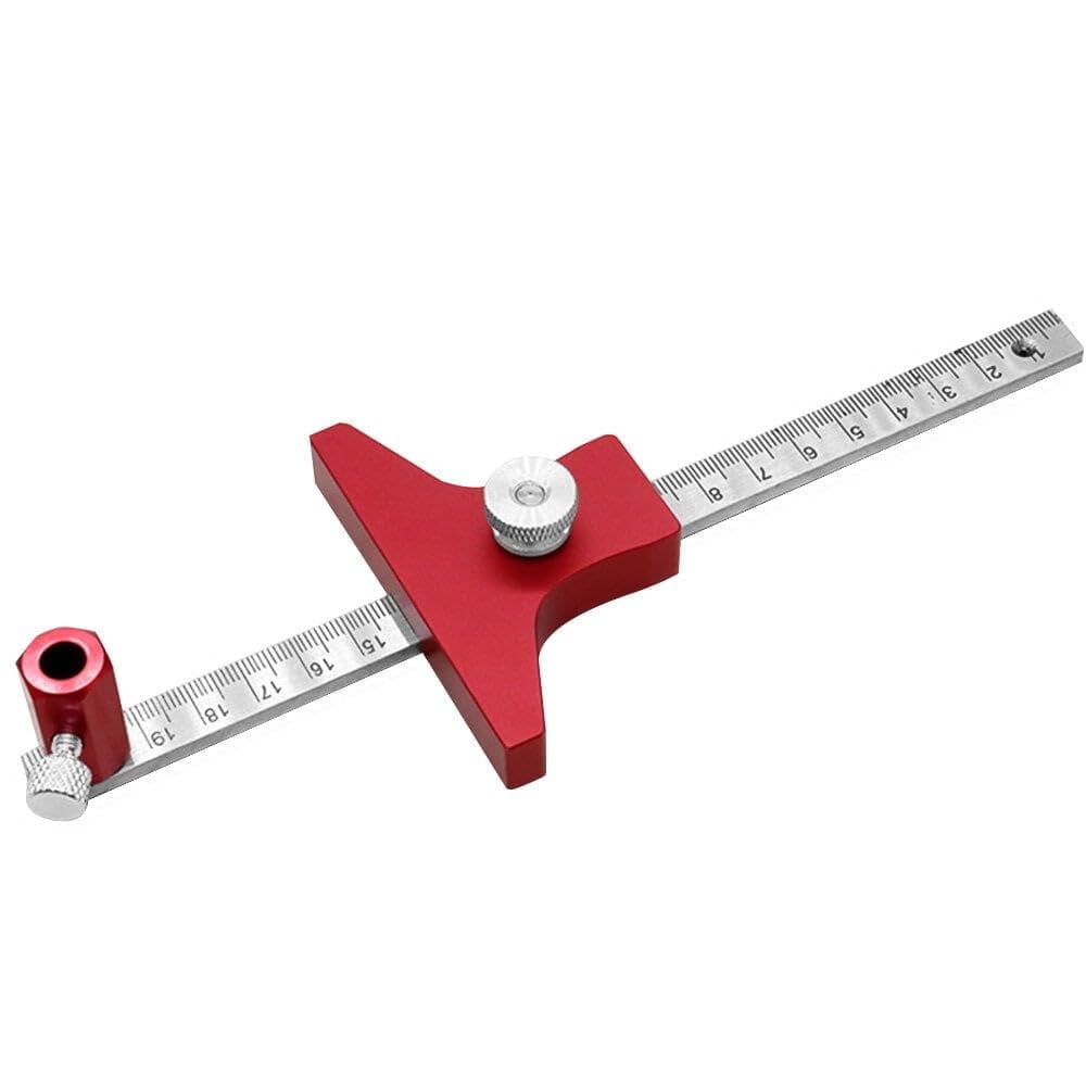 Premium Aluminum Alloy Woodworking Scriber with Adjustable Multi-Angle ...