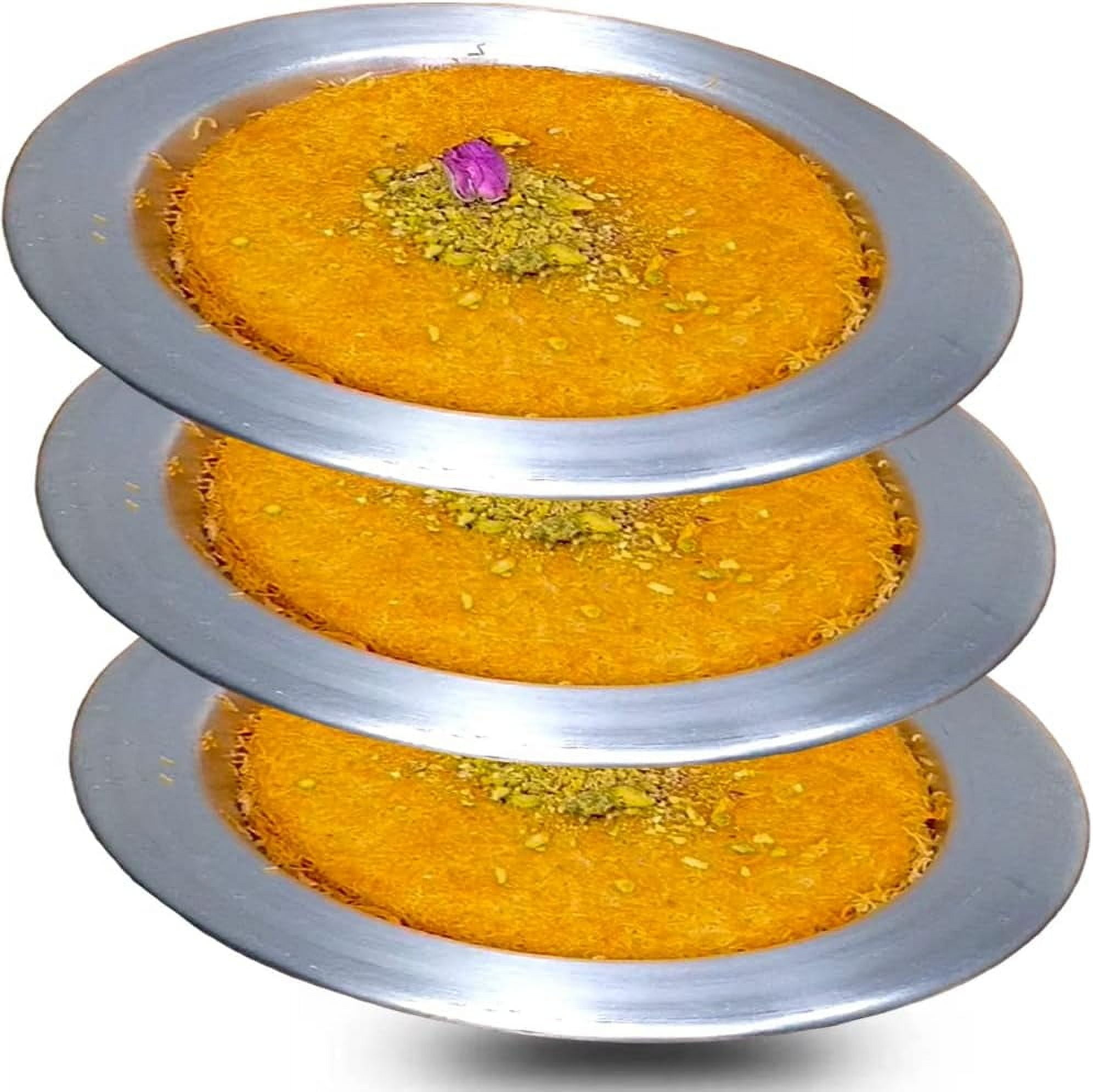 Premium Aluminum Kunefe Plate - Perfect for Shredded Kadaifi, Kunafa ...