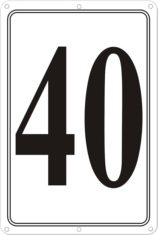 Premium Aluminum Number Signs 3-12" X 8" Numbered Signs for Parking ...