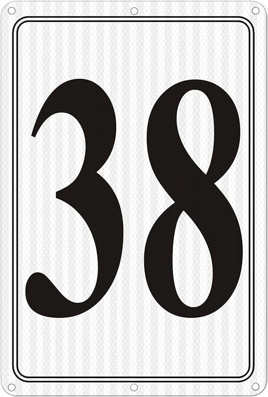 Premium Aluminum Reflective Number Signs 1 -12" X 8" Parking Spot ...