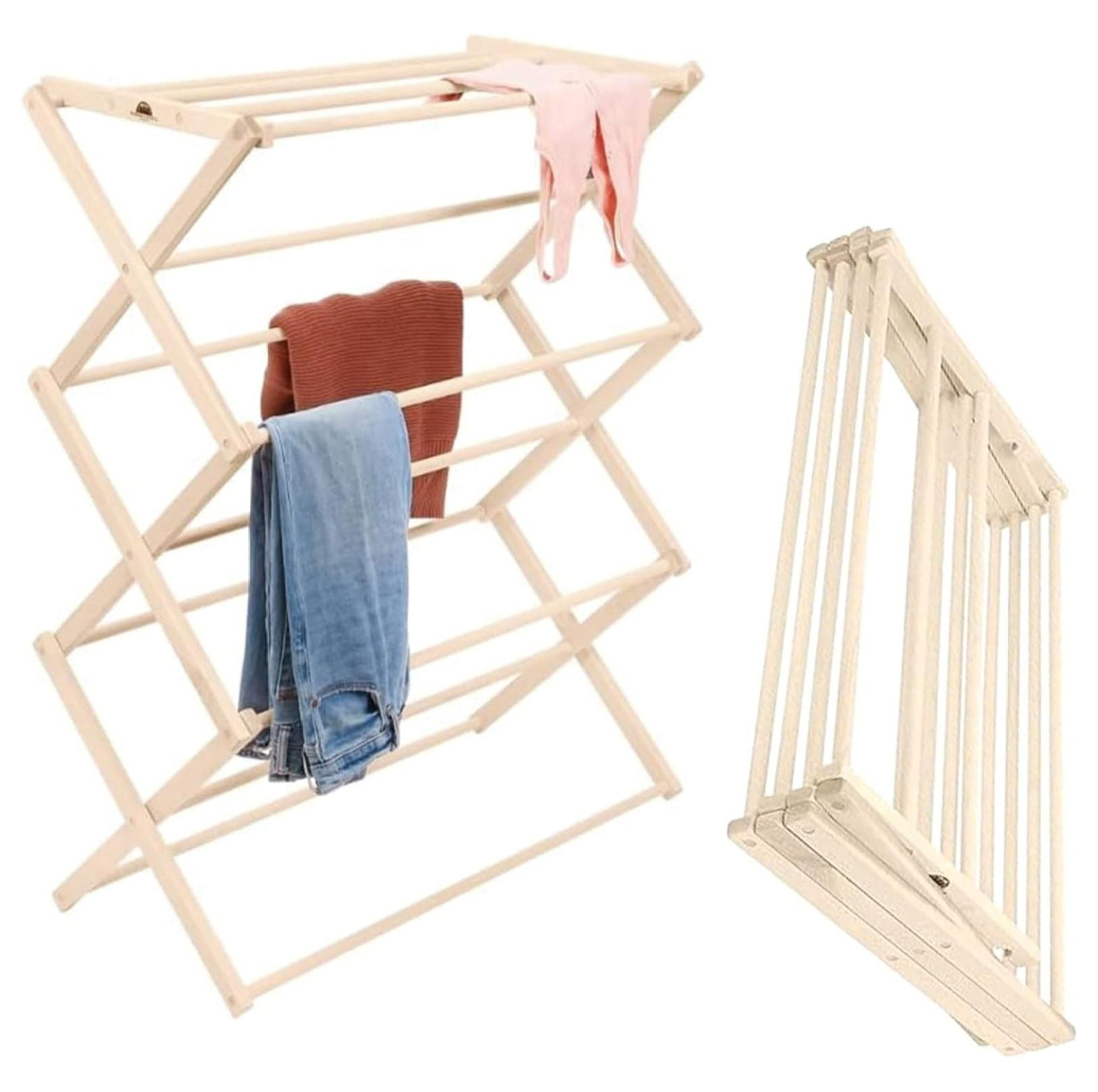 Premium American Maple Clothes Drying Rack - Handcrafted in ...