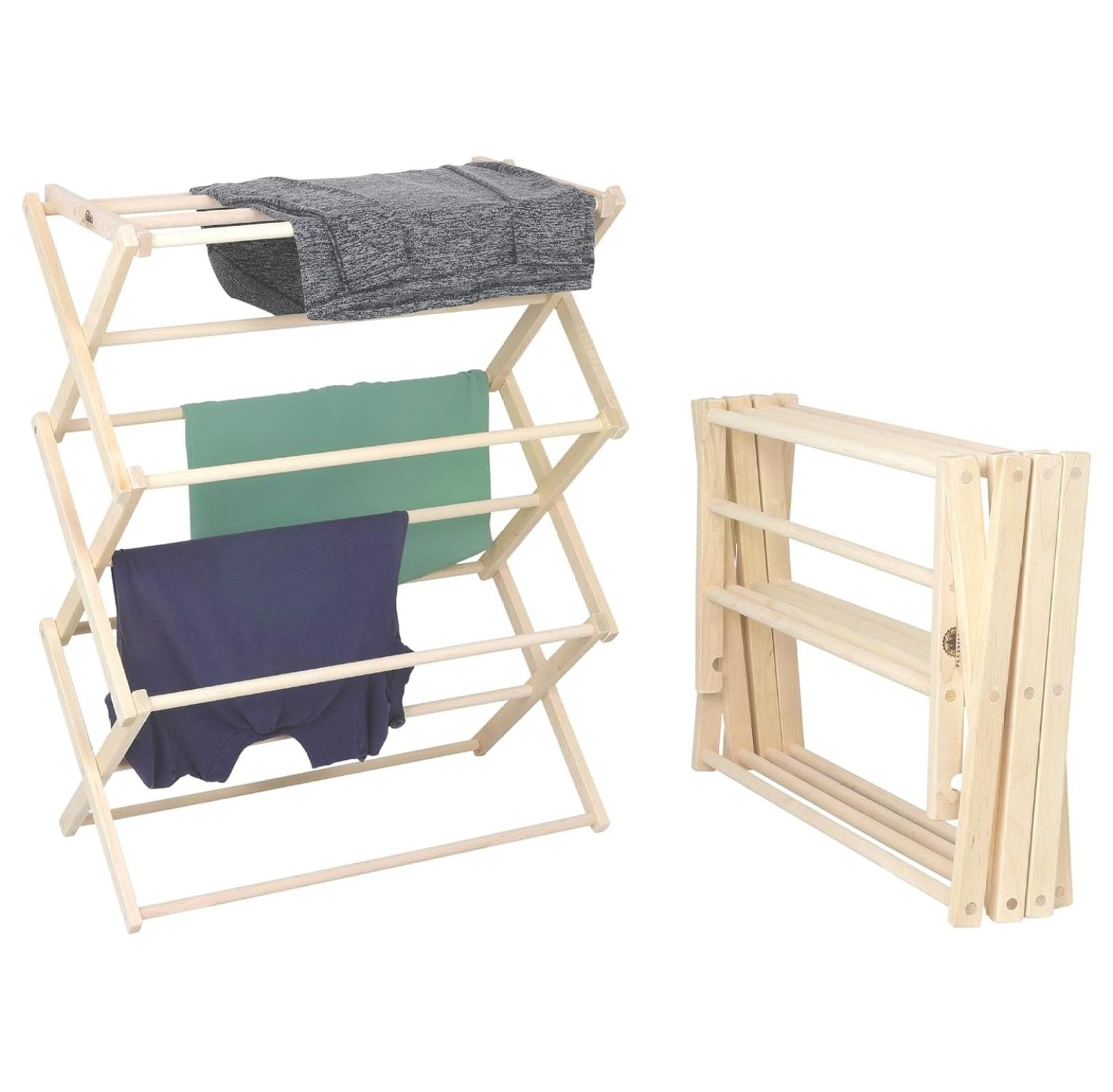 Premium American Maple Clothes Drying Rack - Handcrafted in ...