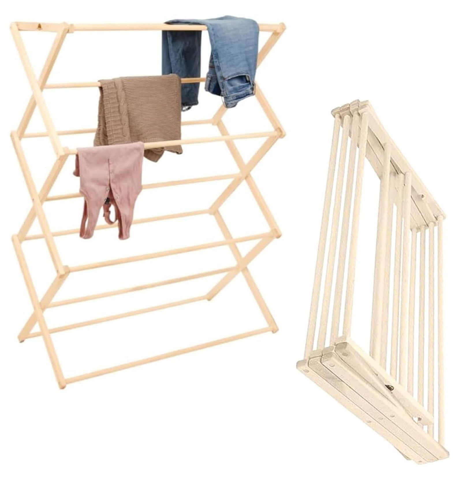 Premium American Maple Clothes Drying Rack - Handcrafted in ...