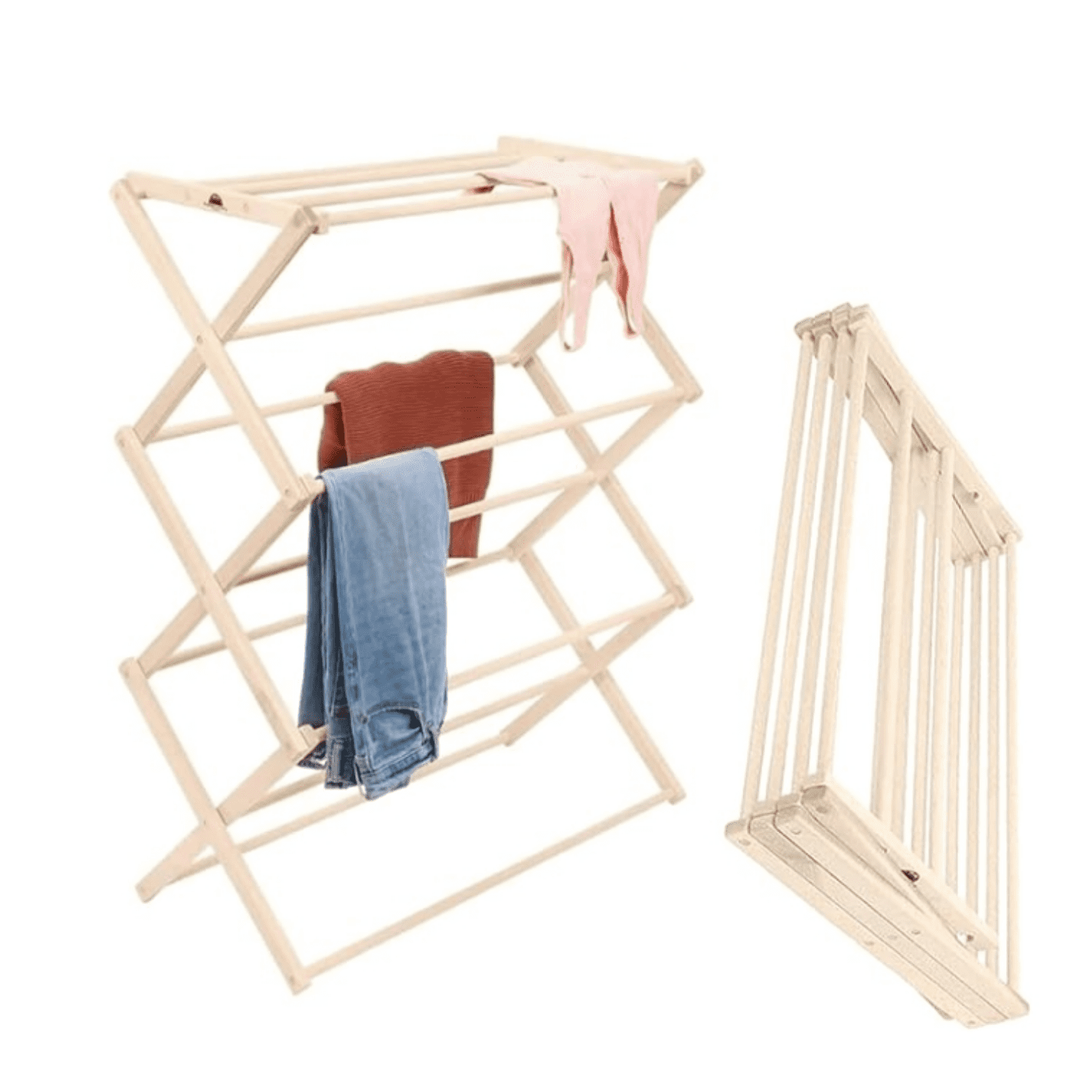 Premium American Maple Clothes Drying Rack - Handcrafted in ...
