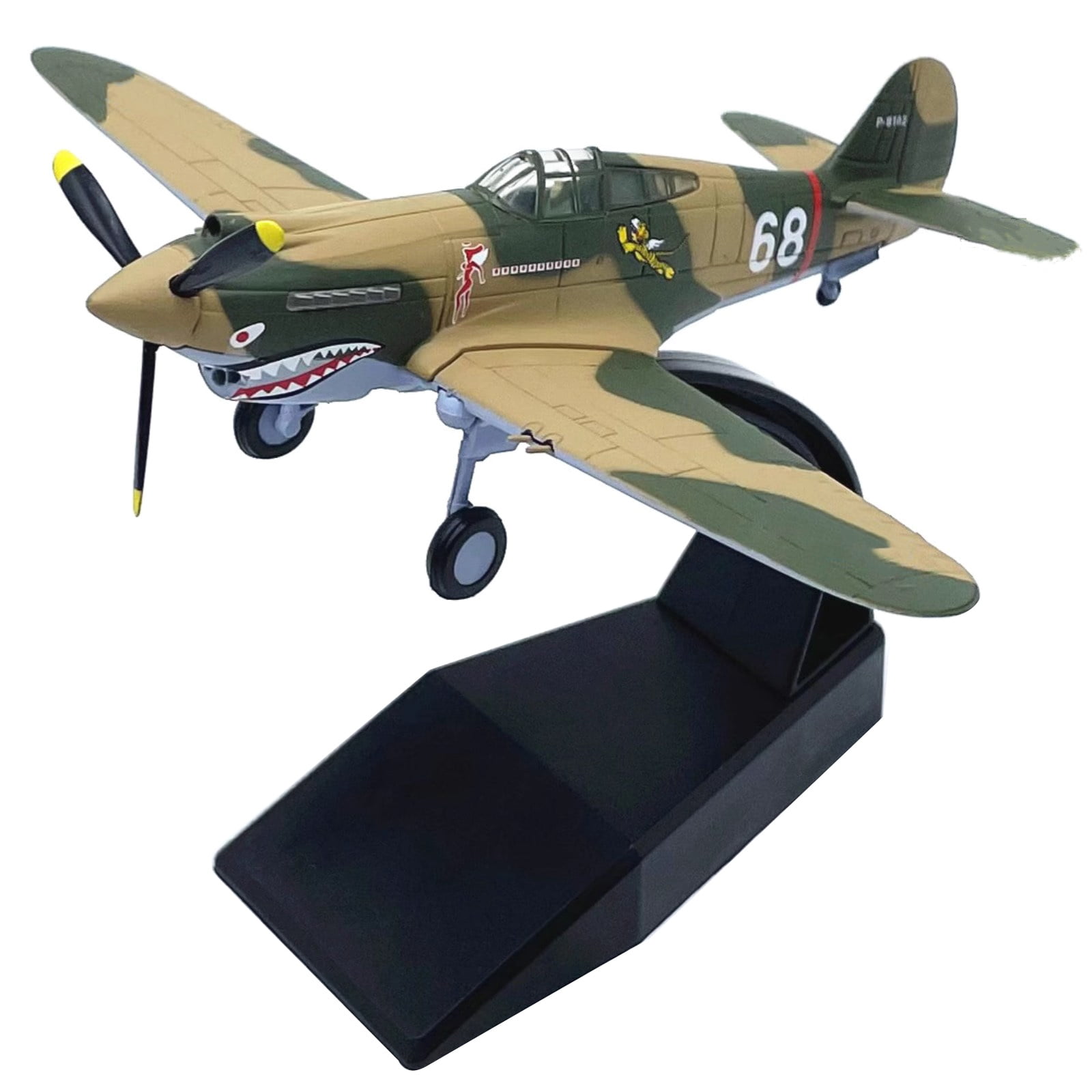 Premium American P40 Fighter Model Airplane 1:72 Scale for Aviation ...