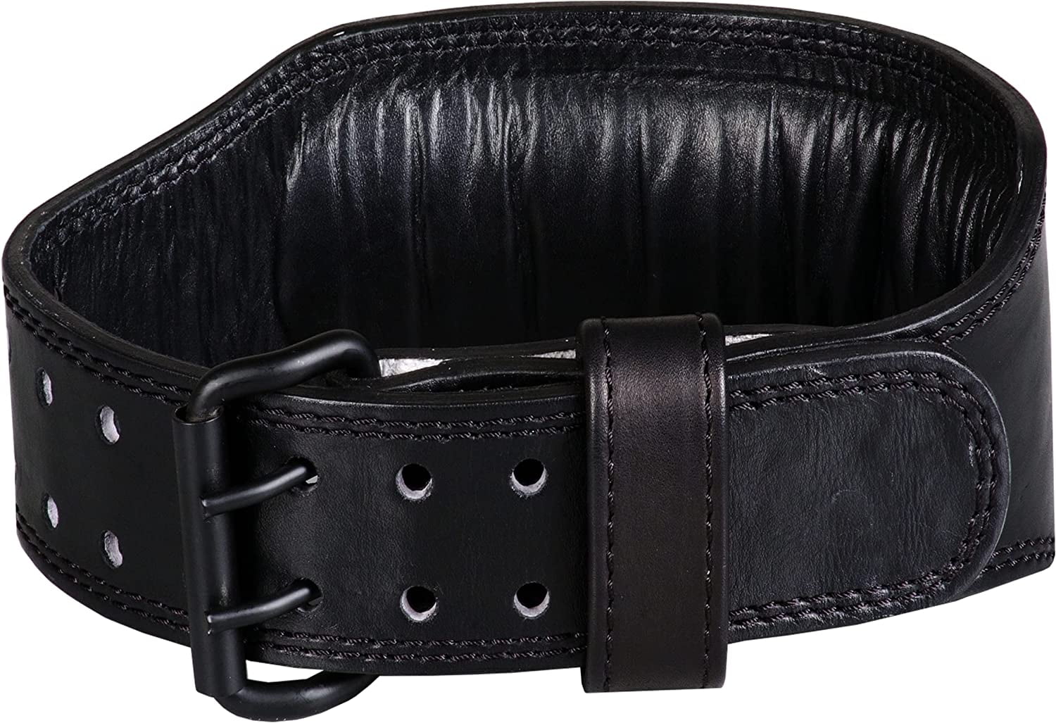 Premium Aniline 7MM Leather Weight Lifting Belt for Men Squats Deadlift ...