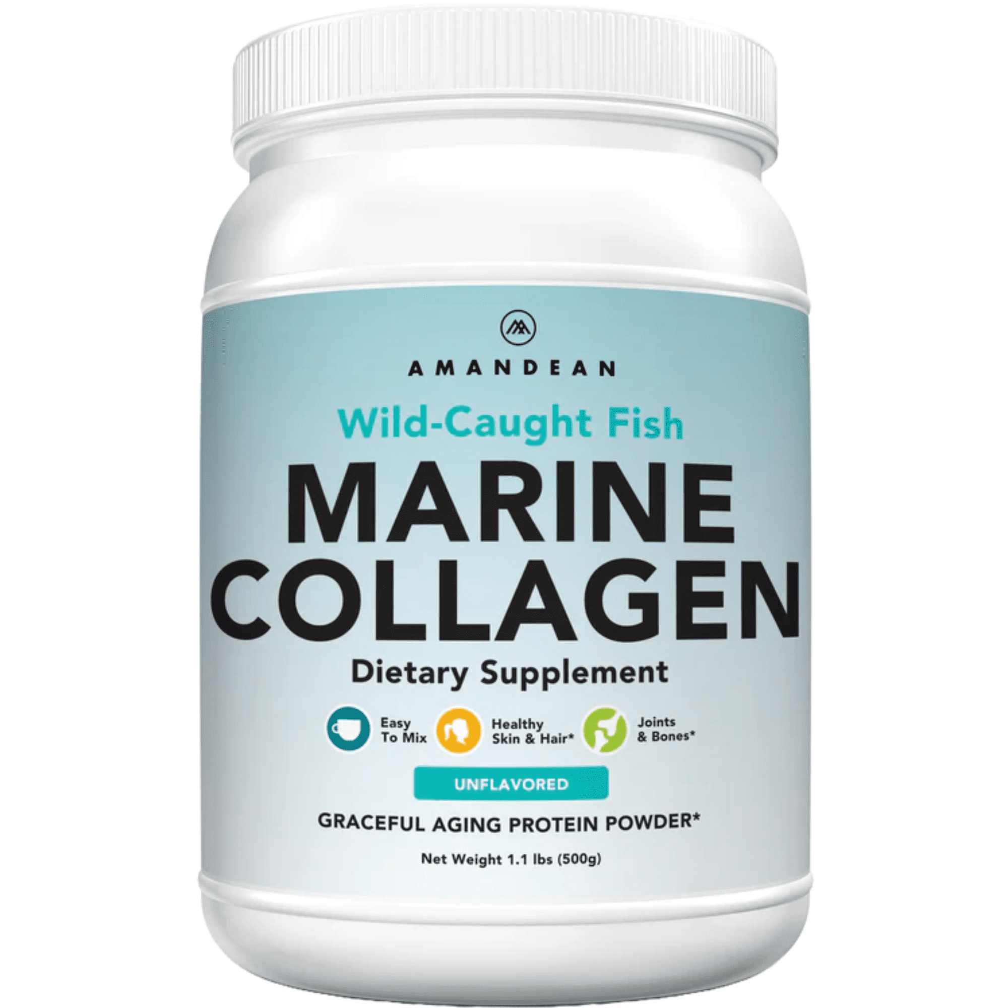 Premium Anti-Aging Marine Collagen Powder 17.6 Oz | Wild-Caught ...