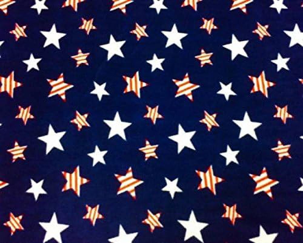 Premium Anti-Pill Striped Stars Fleece 236 - Walmart.com