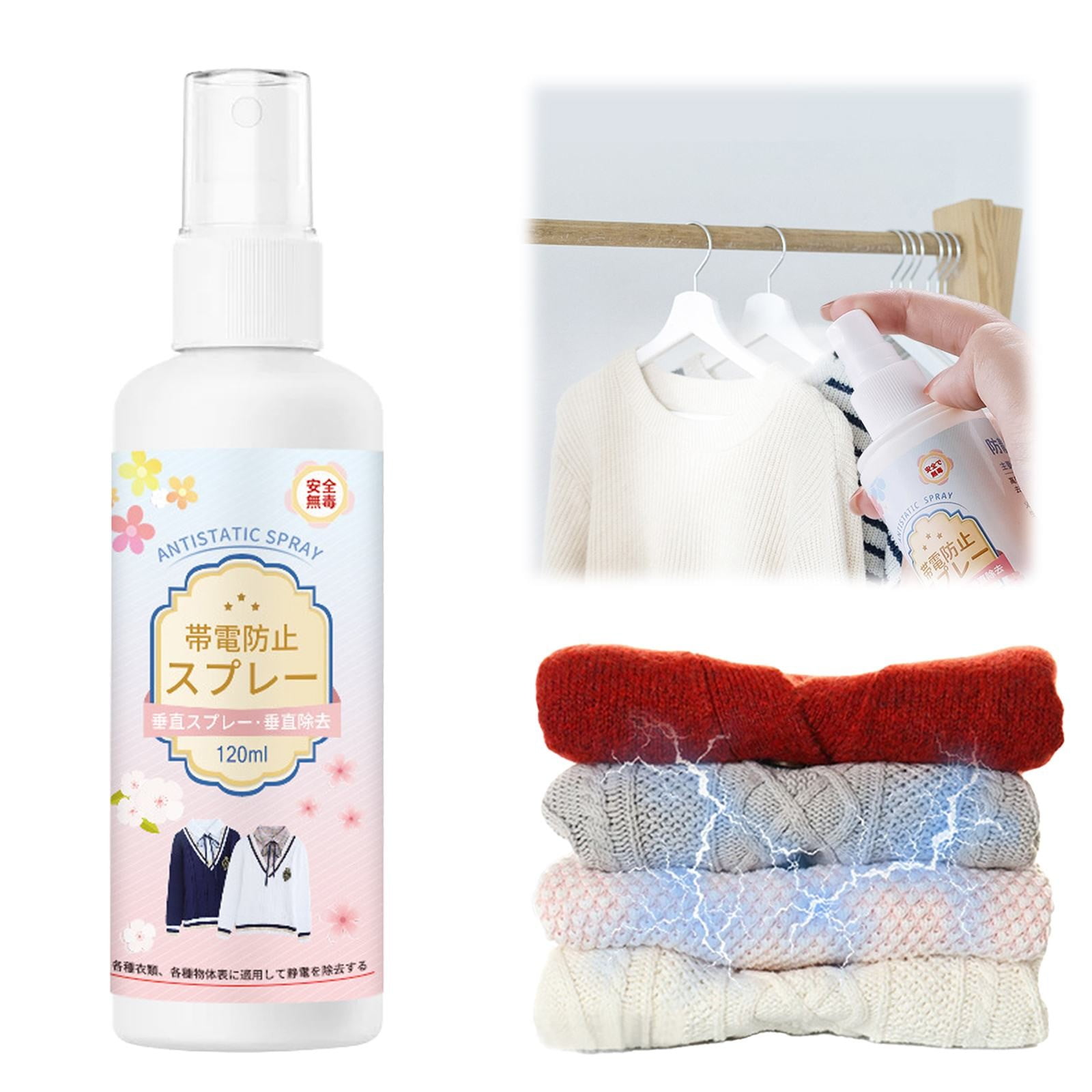 Premium Anti Static Spray for Clothes - 4oz Static Eliminator for ...