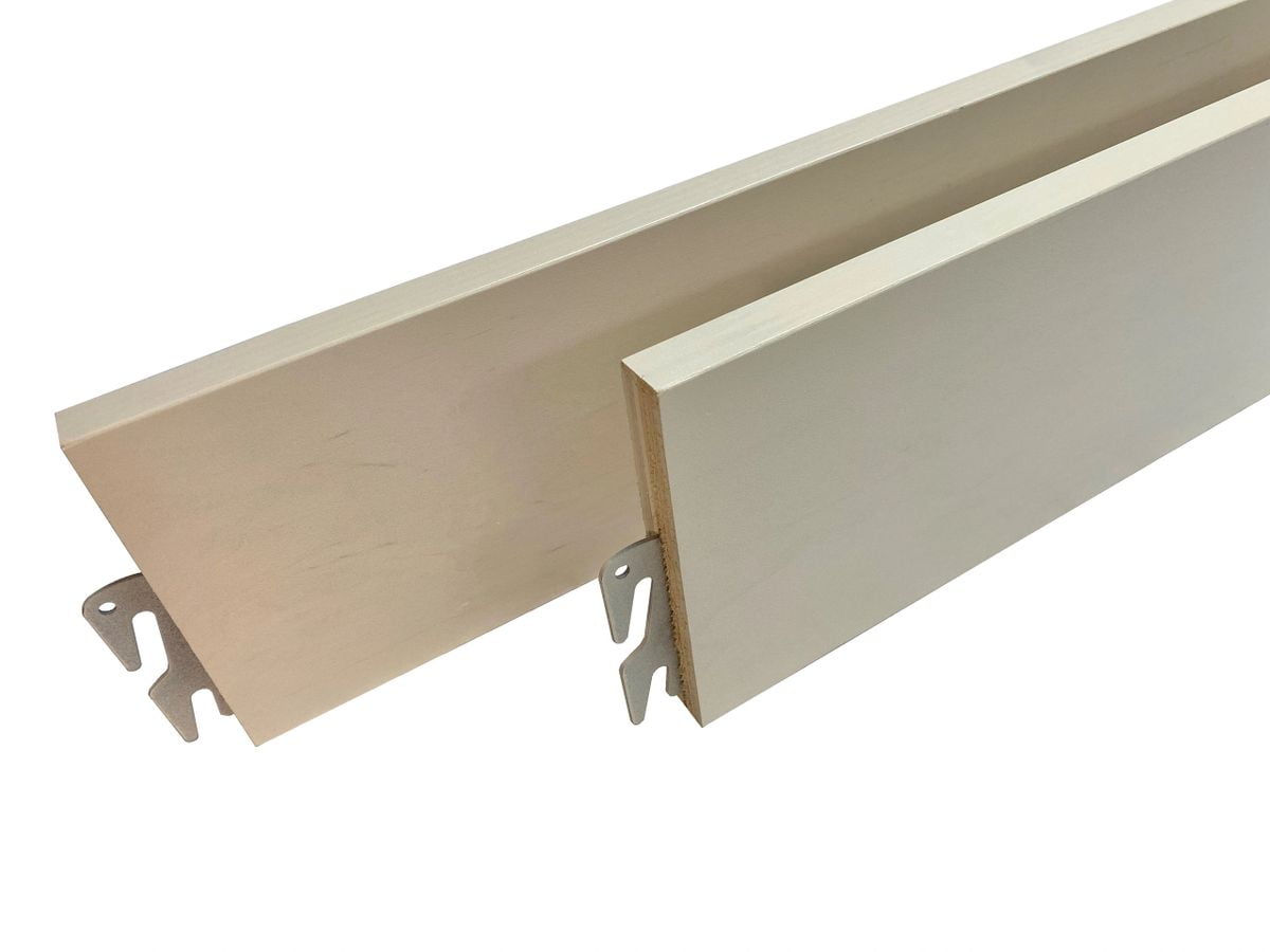 Wood Bed Rails - Hook-On Replacement Rails (Pair) - Antique White, 80 ...