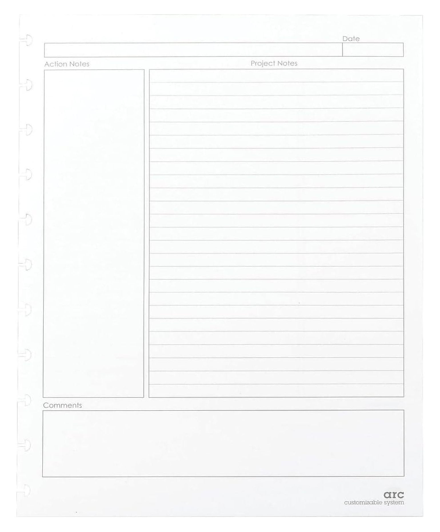 Premium Arc Notebook System Refill Paper, 8.5-inch x 11-inch, 50 Sheets ...