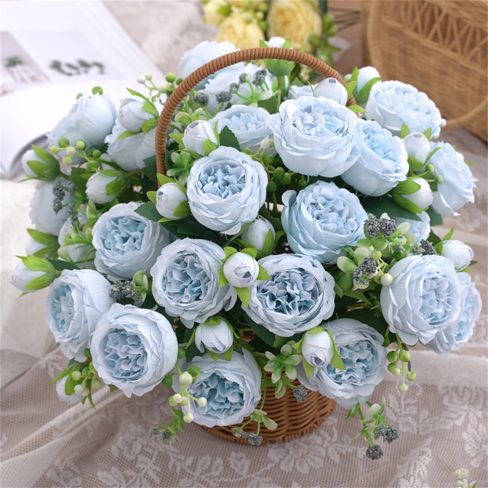 Premium Artificial Flowers Real-Like 30cm for Wedding Centerpieces Home ...