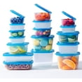 Premium Attached Storage Containers | Permanently Attached Plastic Lid ...