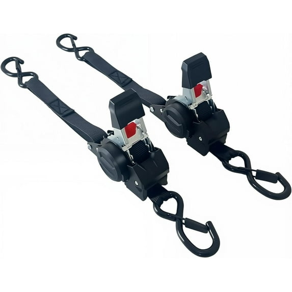 Premium Automatic Ratchet Straps, Instant-Retracting, 800kg(1760lbs ...