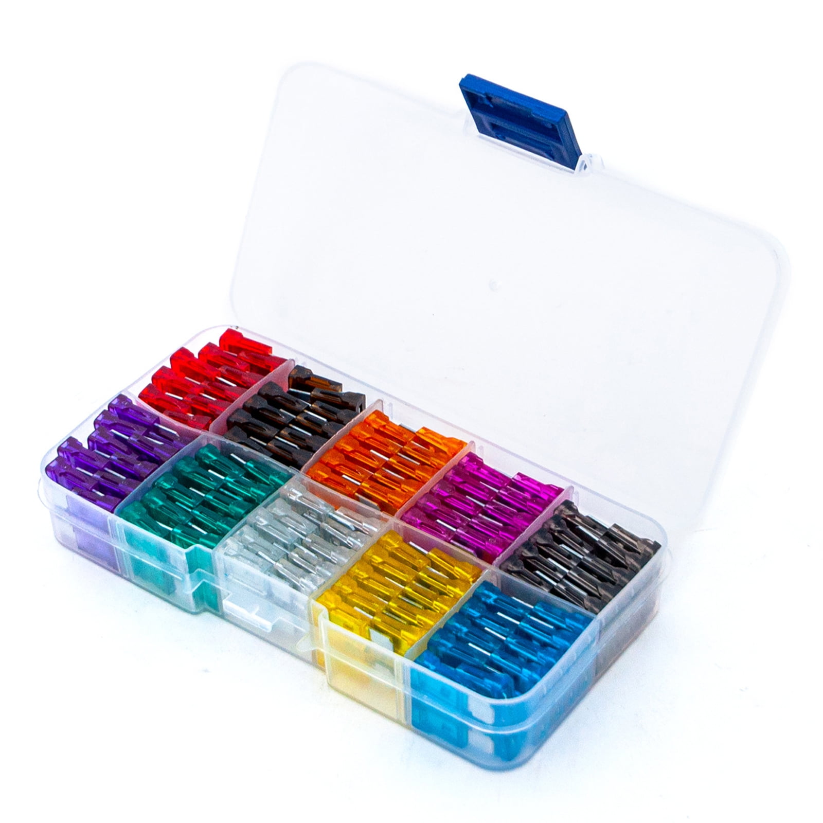 Premium Automotive Fuses Kit 100pcs Assorted Fuses with Storage Carry ...