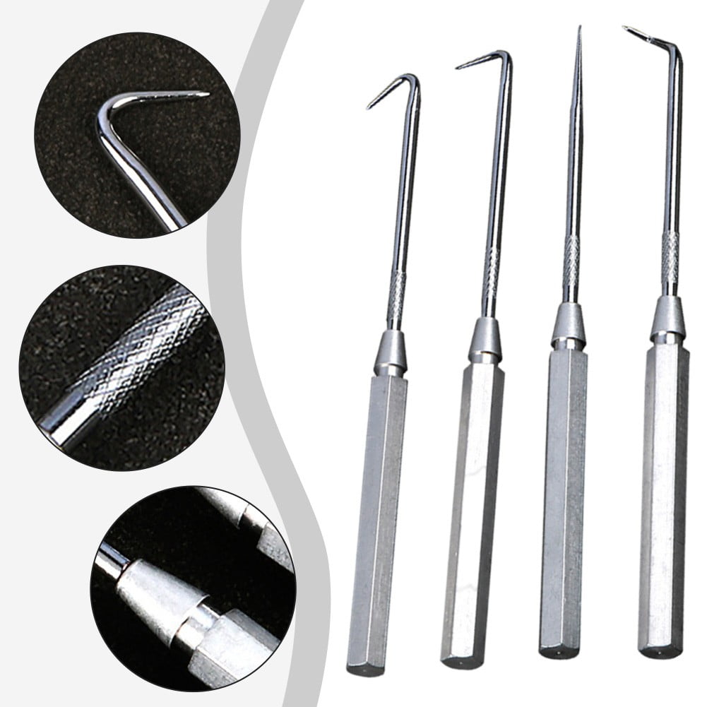 Premium Automotive Hook And Pick Set With 4 Essential Tools For ...