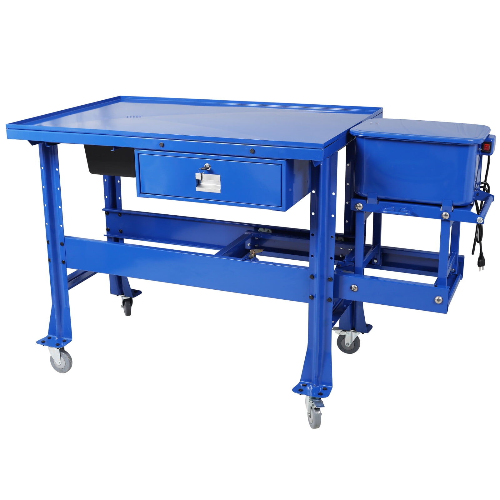 Premium Automotive Tear Down Table with 3.5-Gallon Mobile Parts Washer ...