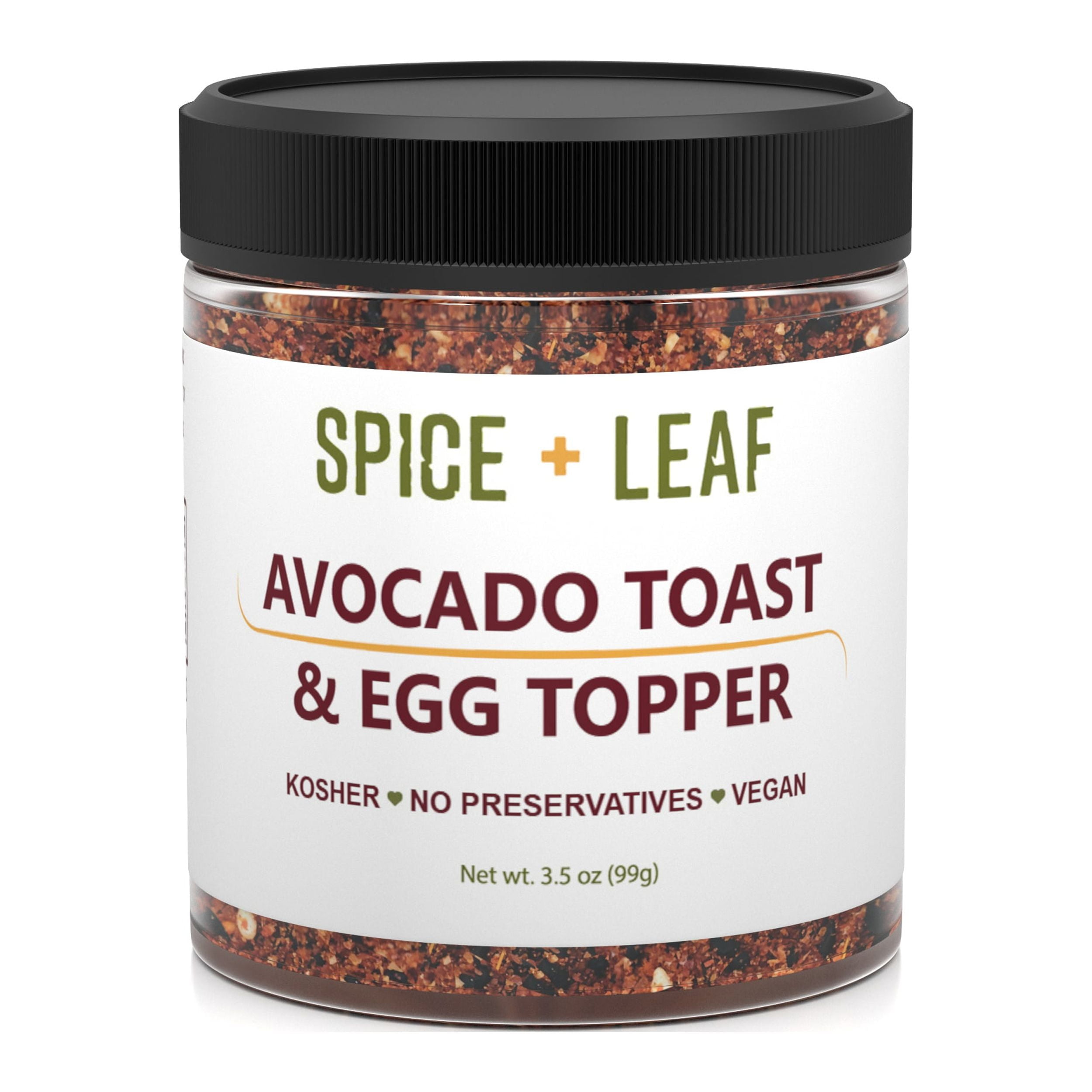 SPICE + LEAF Avocado & Egg Toast Topper, Vegan Kosher Spice Blend ...