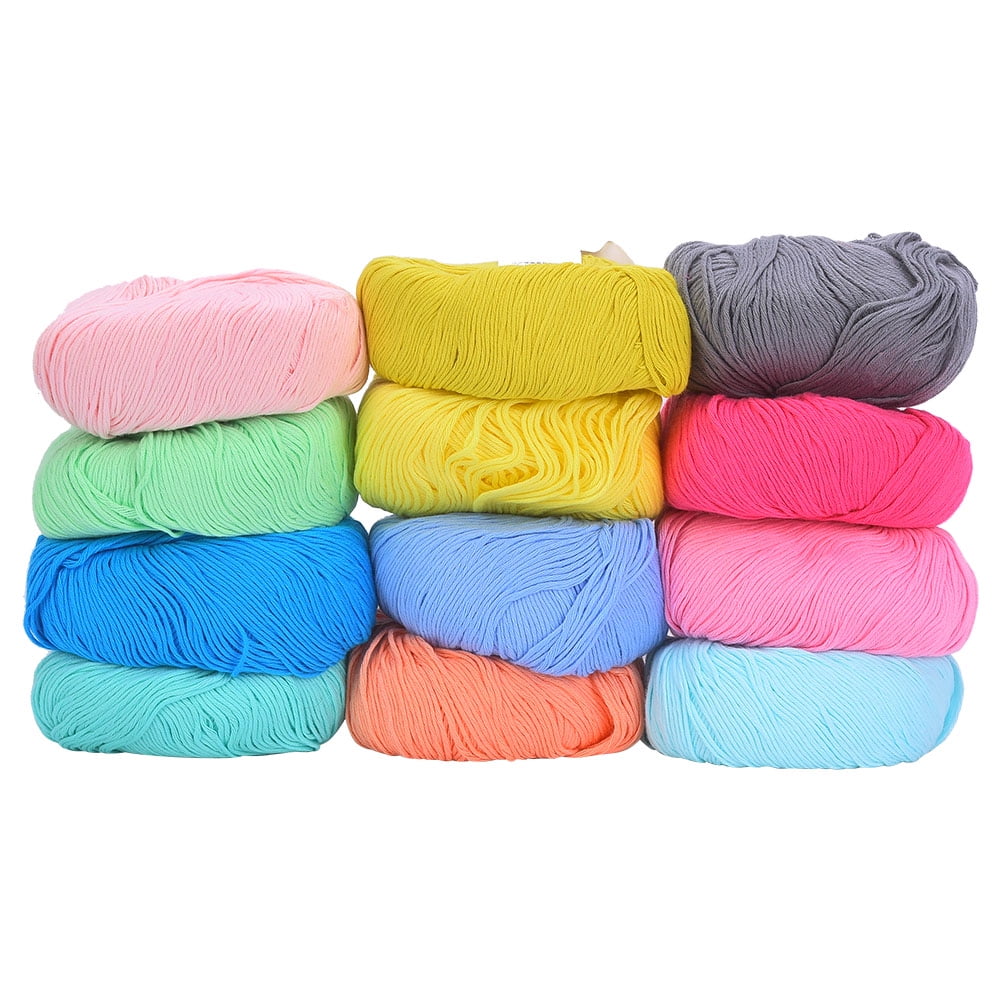 Premium Baby-Friendly Weaving Thread Soft & Warm 12-Color Cotton Yarn ... Premium Baby-Friendly Weaving Thread Soft & Warm 12-Color Cotton Yarn ...