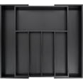 Premium Bamboo Drawer Organizer, Expandable Silverware Drawer Organizer ...