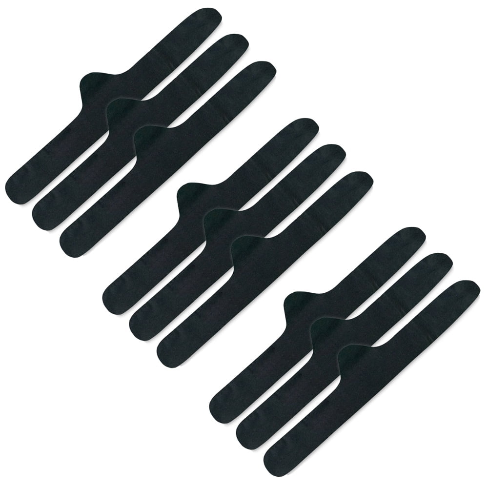 Premium Bamboo and Cotton Bra Liner 9-Pack, Black, Size XX-Large by ...