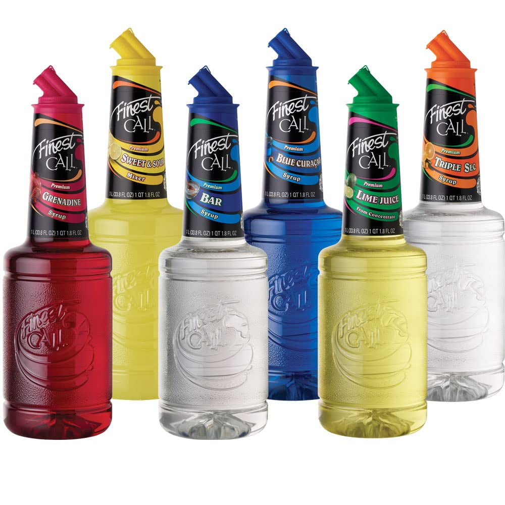 Premium Bar Essentials Drink Mixes Variety, 1 Liter Bottles (33.8 Fl Oz ...