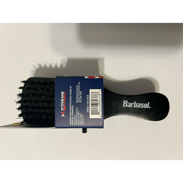 Premium Barbasol Double Sided Boar Bristle Hair Brush - Soft Hard ...