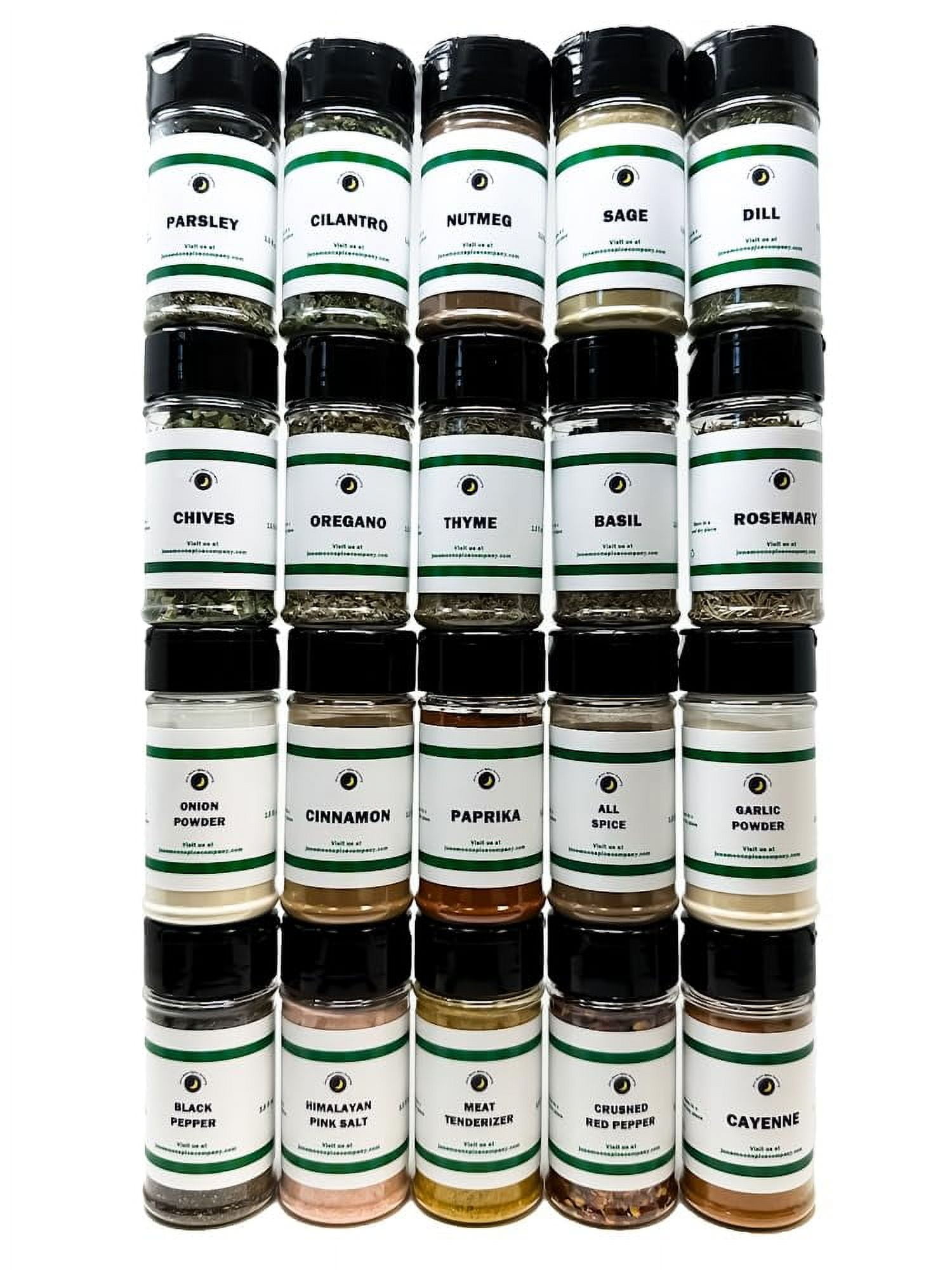 Premium | Basic Pantry Seasoning, Herb, Spice and Seasoned Salt Set ...