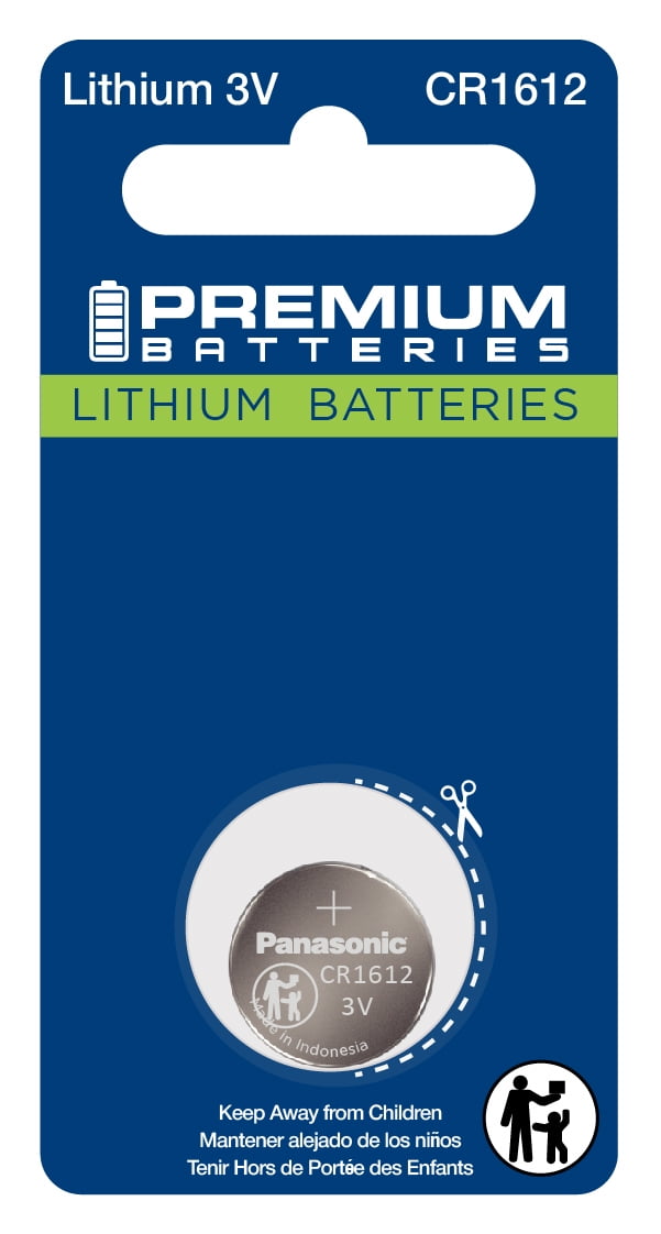 Premium Batteries CR1612 Battery Lithium 3V Coin Cell Child-Safe (1 ...